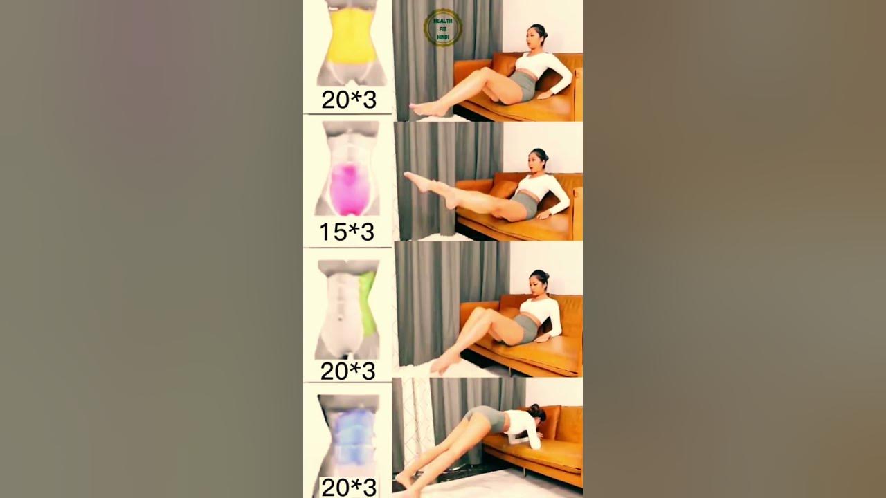 Fitness At Home Fitness Home Workout Hourglassbody Sixpackabs Hindi Youtube