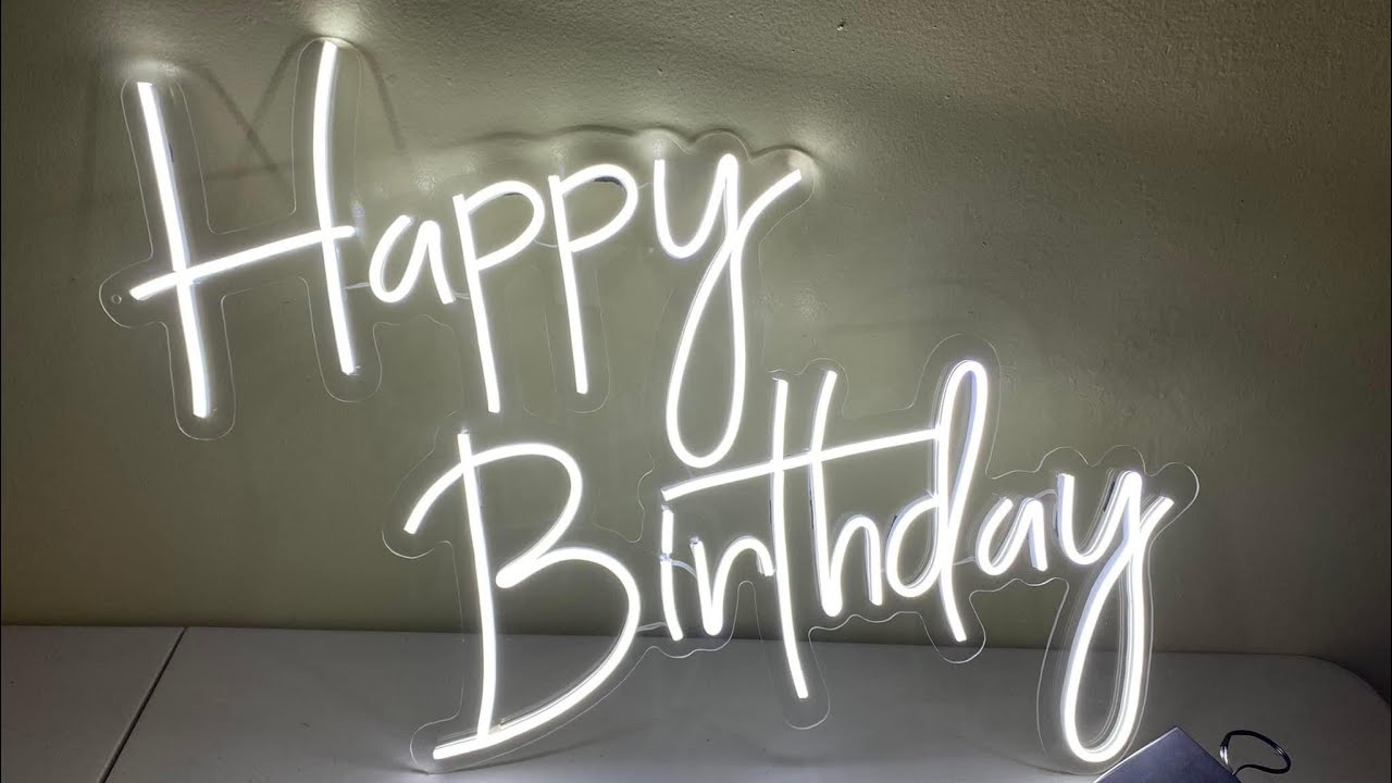 COMO PEGAR LAS TIRAS NEON PARA HACER UN LETRERO!!! - YouTube