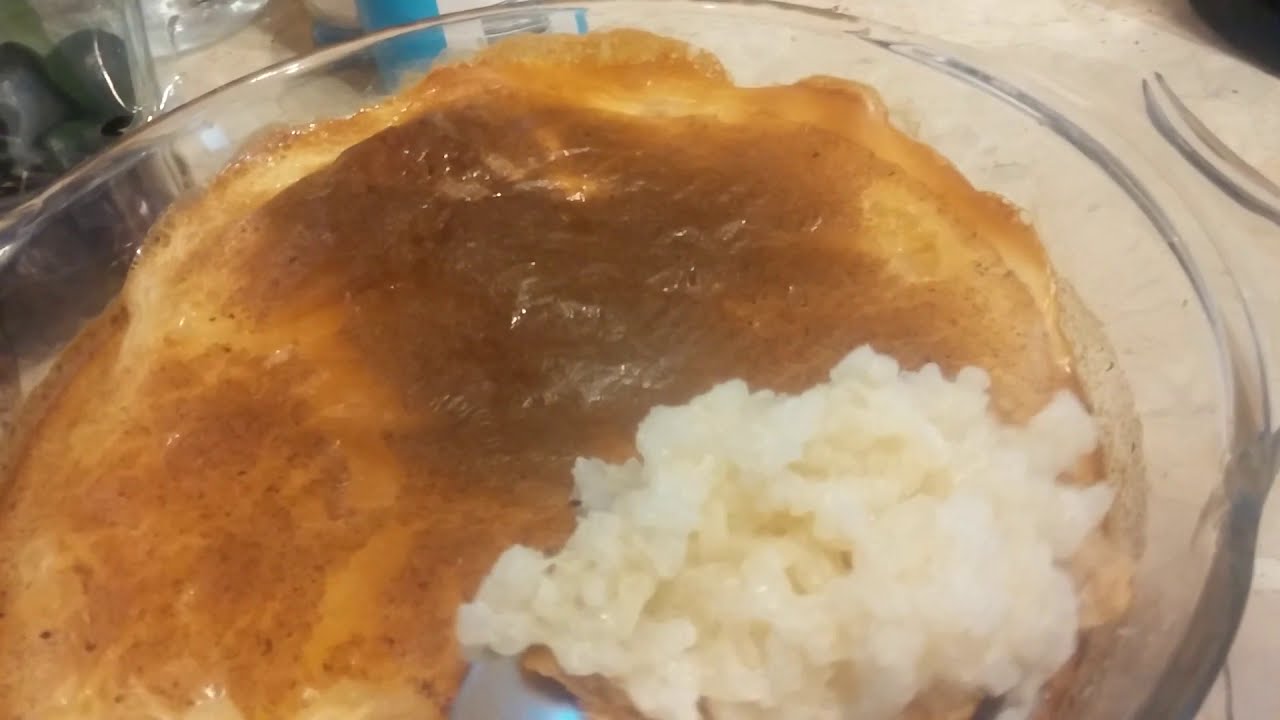 Traditional Baked Rice Pudding, with Nutmeg and Butter. Very, Cheap ...