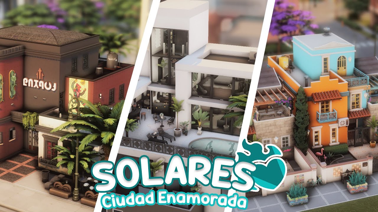 mejora CIUDAD ENAMORADA con estos nuevos solares / Sims 4 Viva el Amor ...