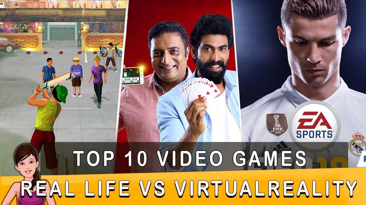 Top 10 VIDEO GAMES Real Life vs Virtual Reality | Ft. Varun | Countdown ...