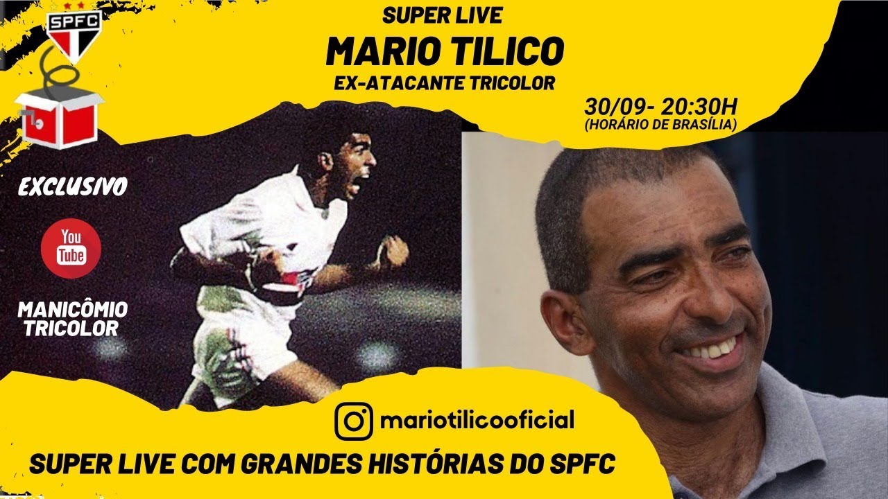 Live Bate Papo com Mário Tilico - Take 02 !! - YouTube
