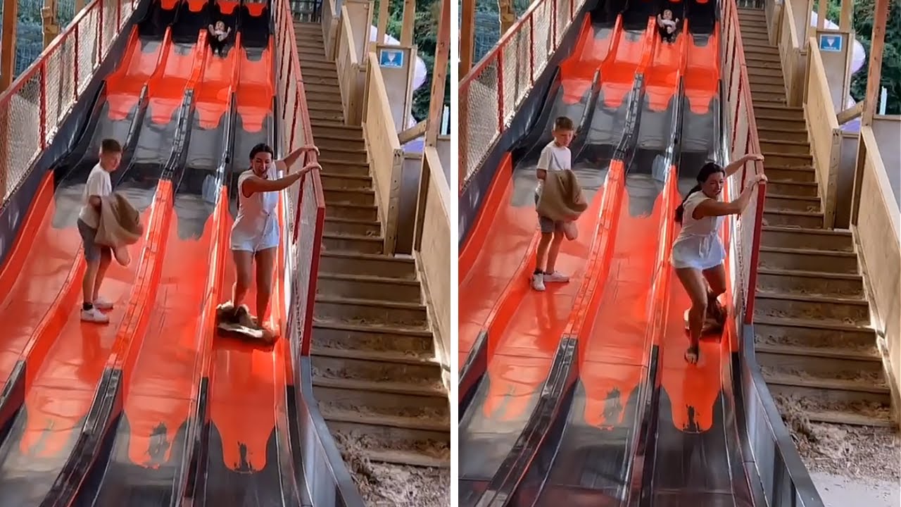 Epic slide wipe out caught on camera #shorts - YouTube