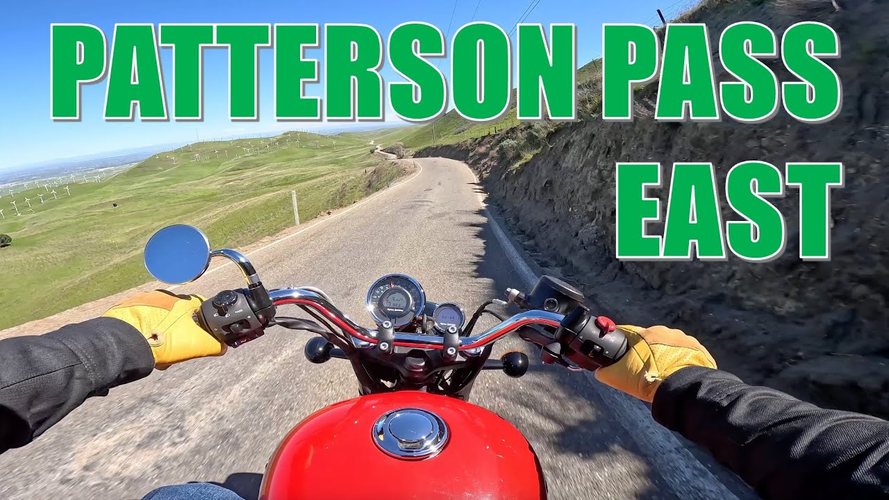 Patterson Pass on my Royal Enfield - YouTube