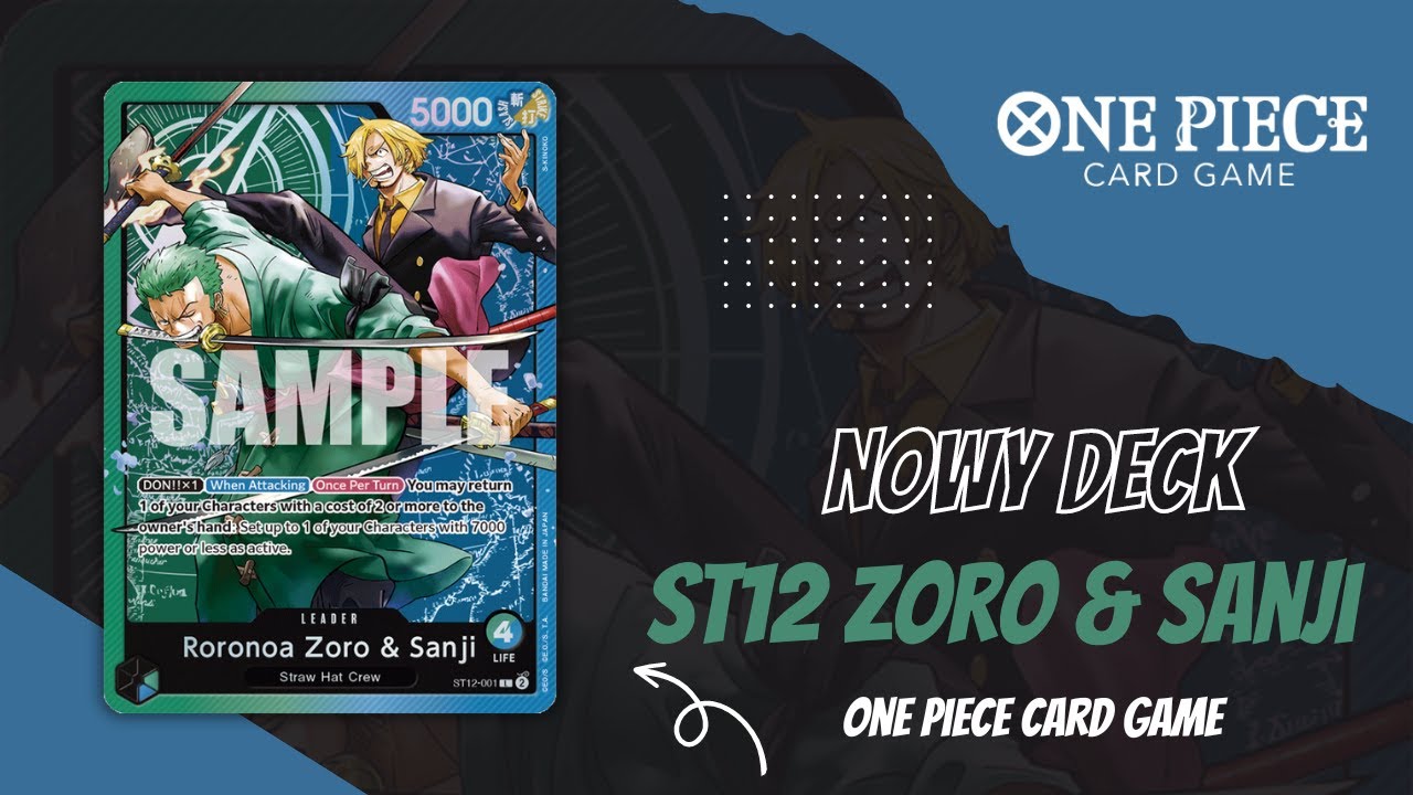 ST12 Zoro Sanji Starter Deck - Deck Profile | One Piece Card Game ...
