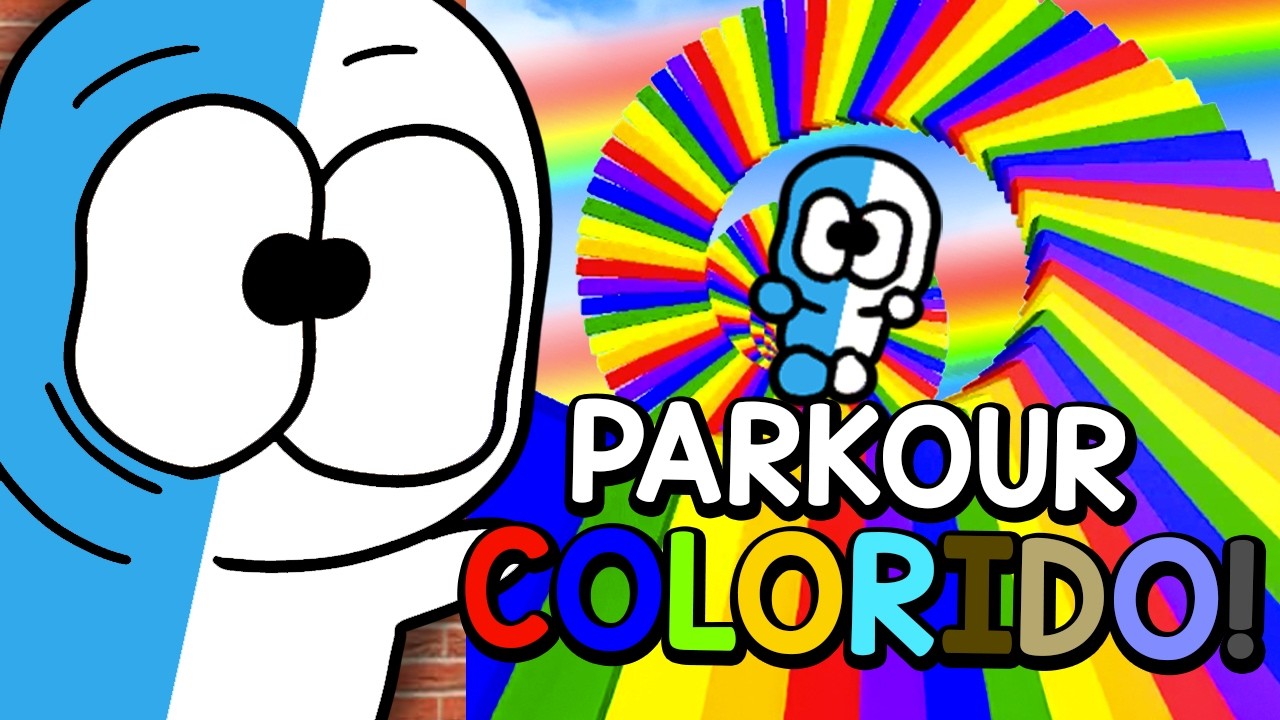 PIMGO JOGOU O PARKOUR COLORIDO DO ROBLOX! - YouTube