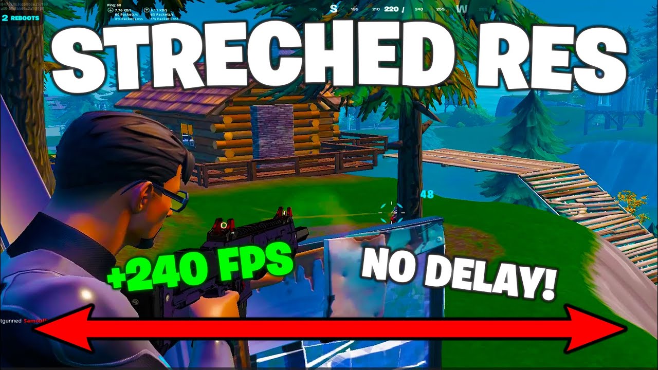 How To Setup STRECHED RESOLUTION In Fortnite Chapter 6! (INSANE FPS ...