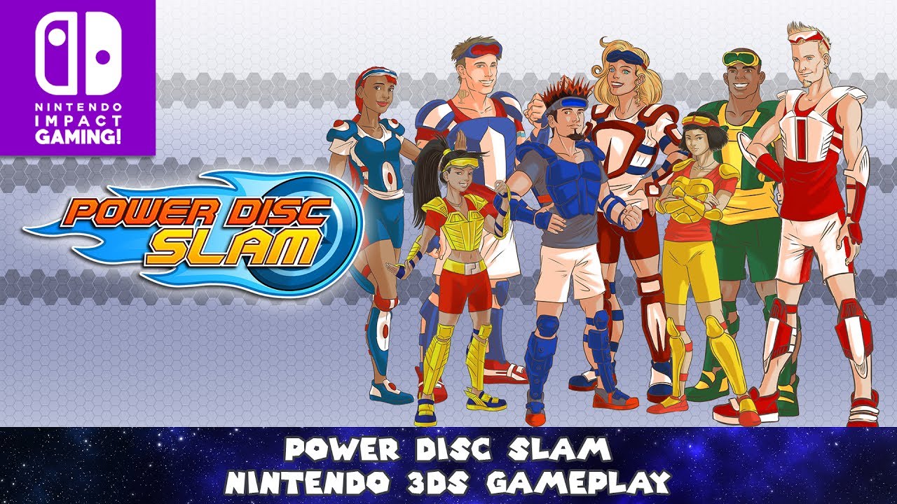 Power Disc Slam Nintendo 3DS Gameplay - YouTube