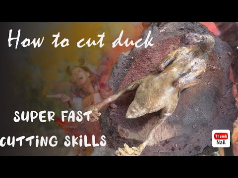 Super fast chicken cutting skills || how to cut duck || cutting skill ...