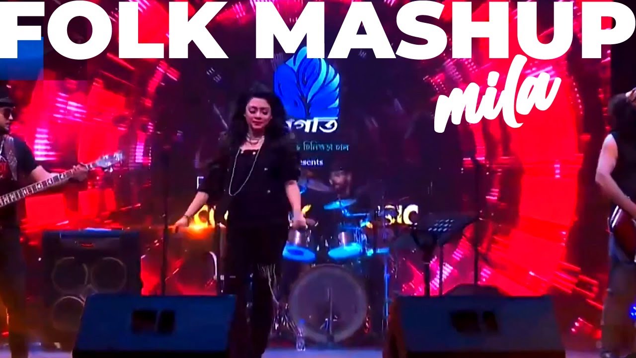 Mila Islam Folk Mashup Live - Colors of Music TV Show - মিলা ইসলাম ...