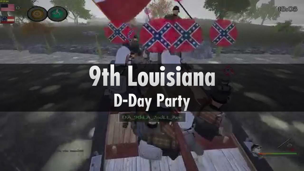 9th Louisiana - D-Day Party - YouTube