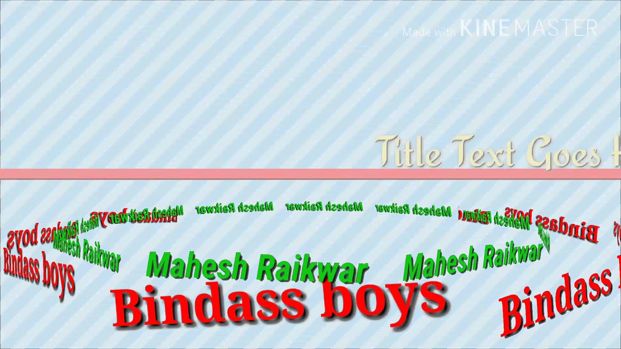 Bindass boy - YouTube