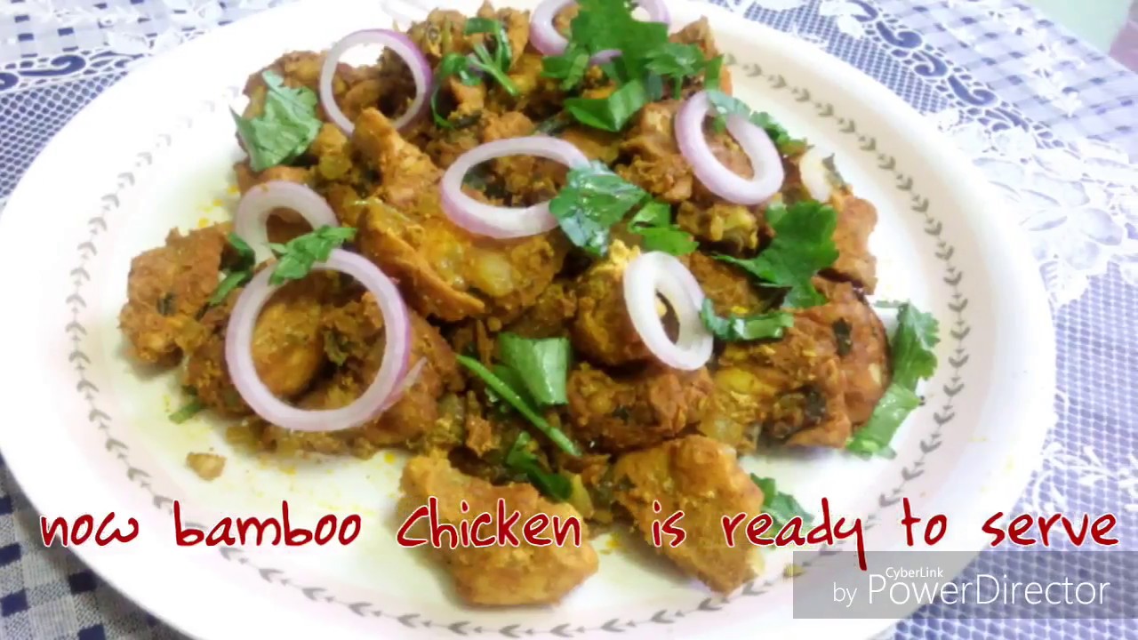 How to make bamboo Chicken at home - YouTube