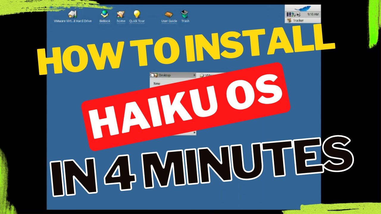How To Install Haiku OS in 4 Minutes | Ada Rasa-Rasa Win 98 nya - YouTube