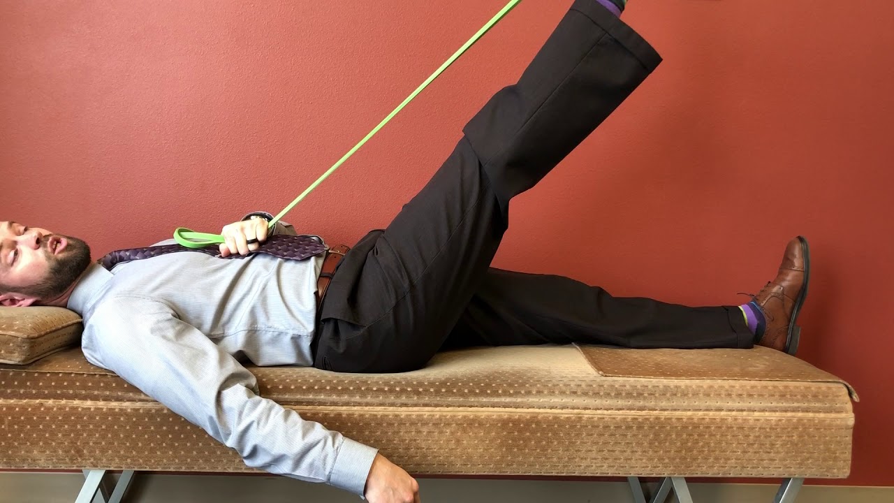 Hamstring Banded PNF - YouTube