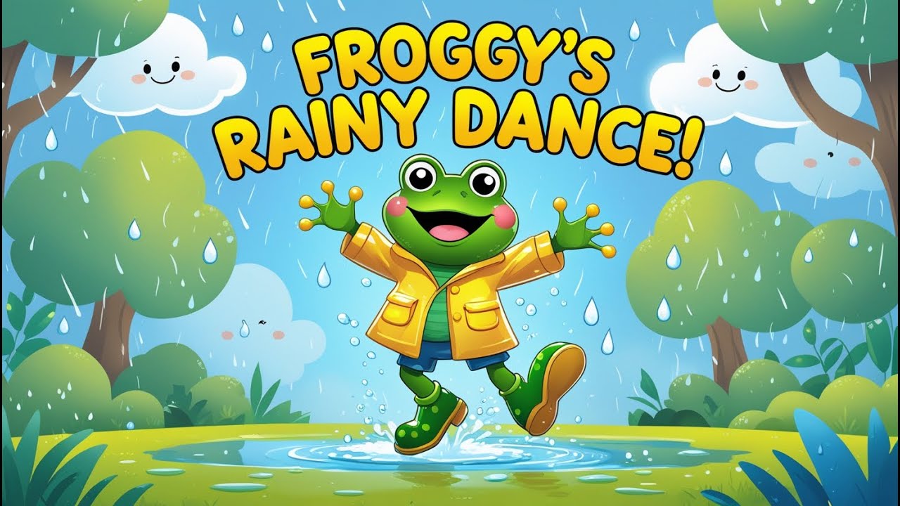 Froggy’s Rainy Dance | 3D Cartoon Nursery Rhyme for Kids in English ...