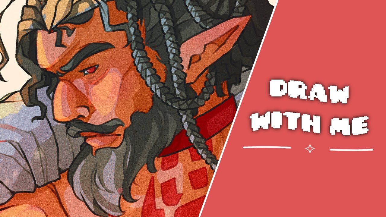 Draw with me | 🟣 Inking on Procreate, Chill IPad ASMR & Ambient Sounds ...