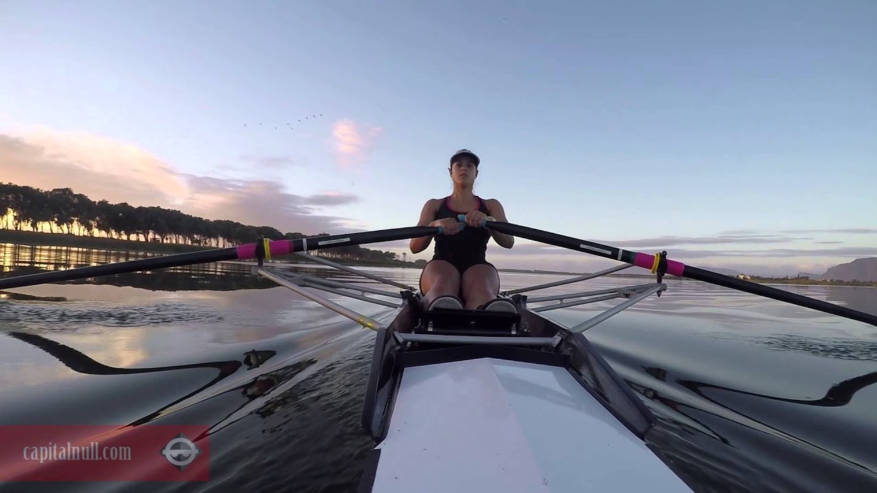 Julia Single Sculling & Breaking The Glass. - YouTube