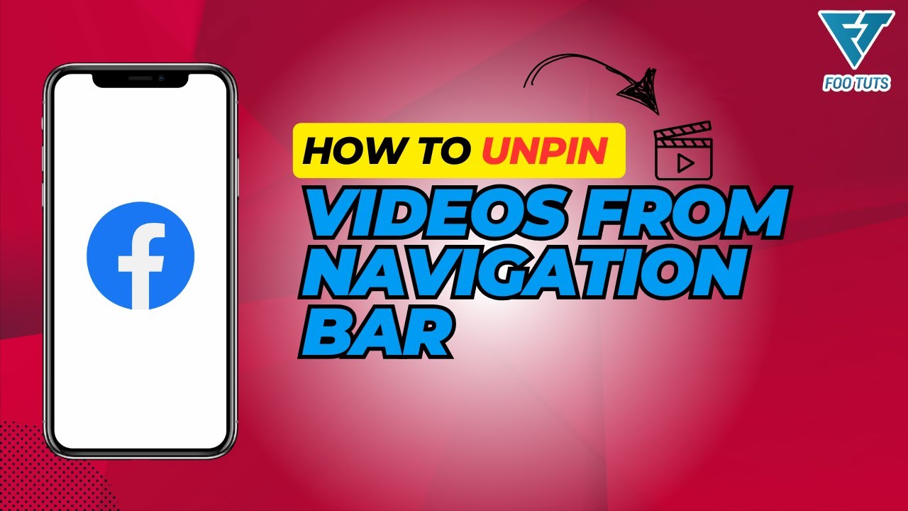 HOW TO UNPIN VIDEO FROM NAVIGATION BAR ON FACEBOOK - YouTube