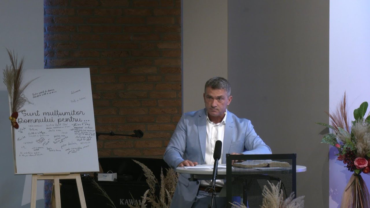 10.11.2024 Lucian Anca - Sărbătoarea mulțumirii. - YouTube