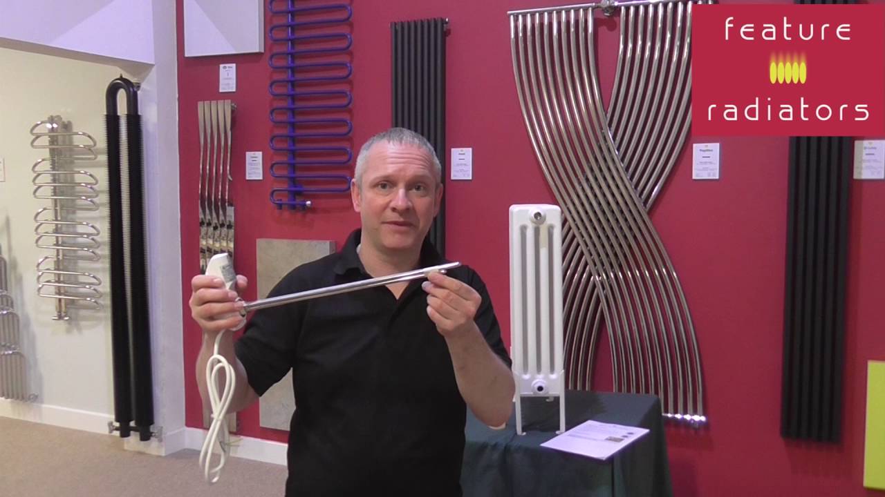 How to install an electric element in a radiator - YouTube