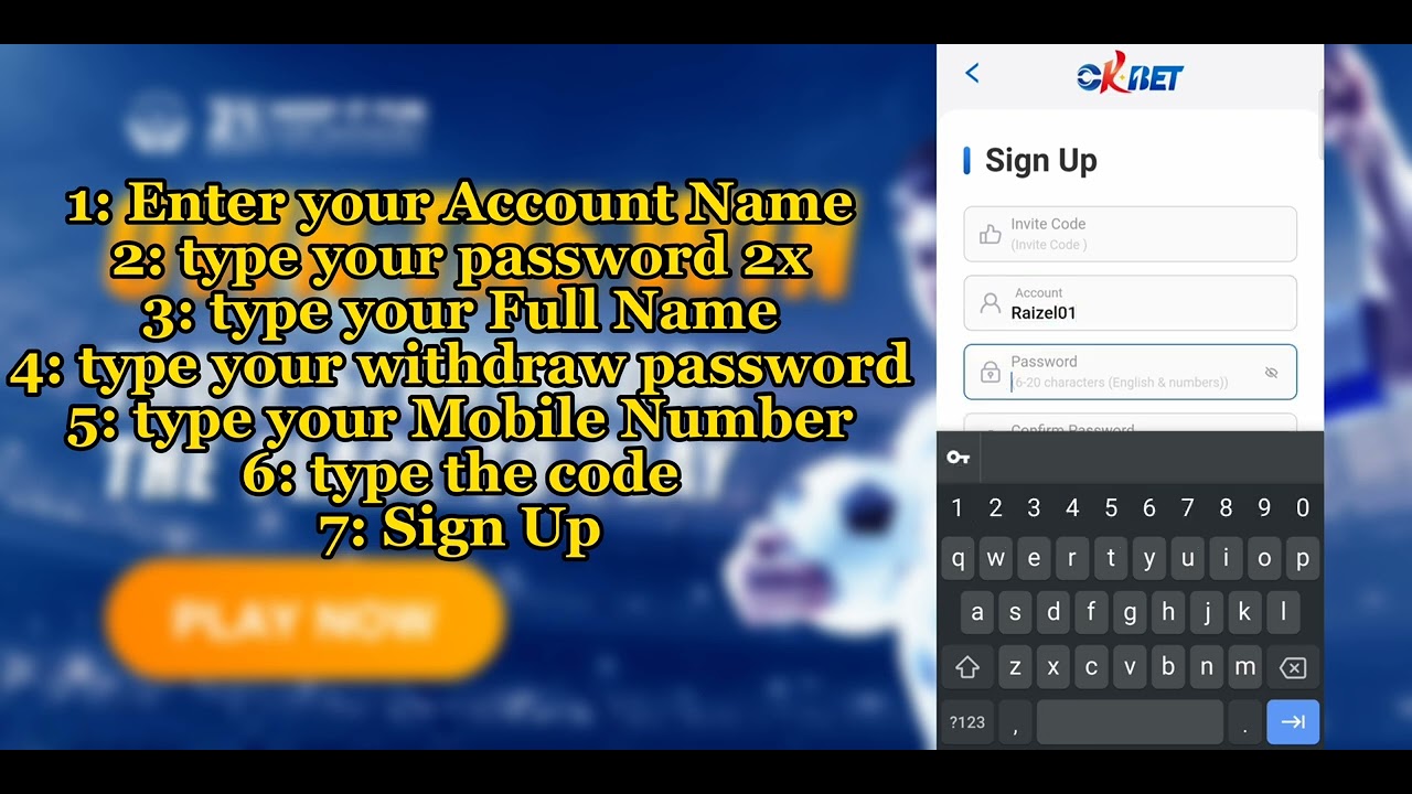 Paano mag sign in, withdraw and deposit in OKBET gamit ang Cellphone ...