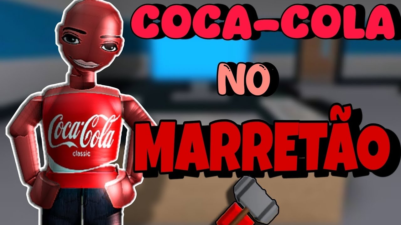 Joguei MARRETÃO com minha SKIN de COCA-COLA no ROBLOX!!! - YouTube