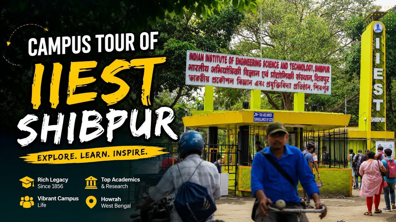 Iiest shibpur campus tour | iiest shibpur | iiest shibpur review ...