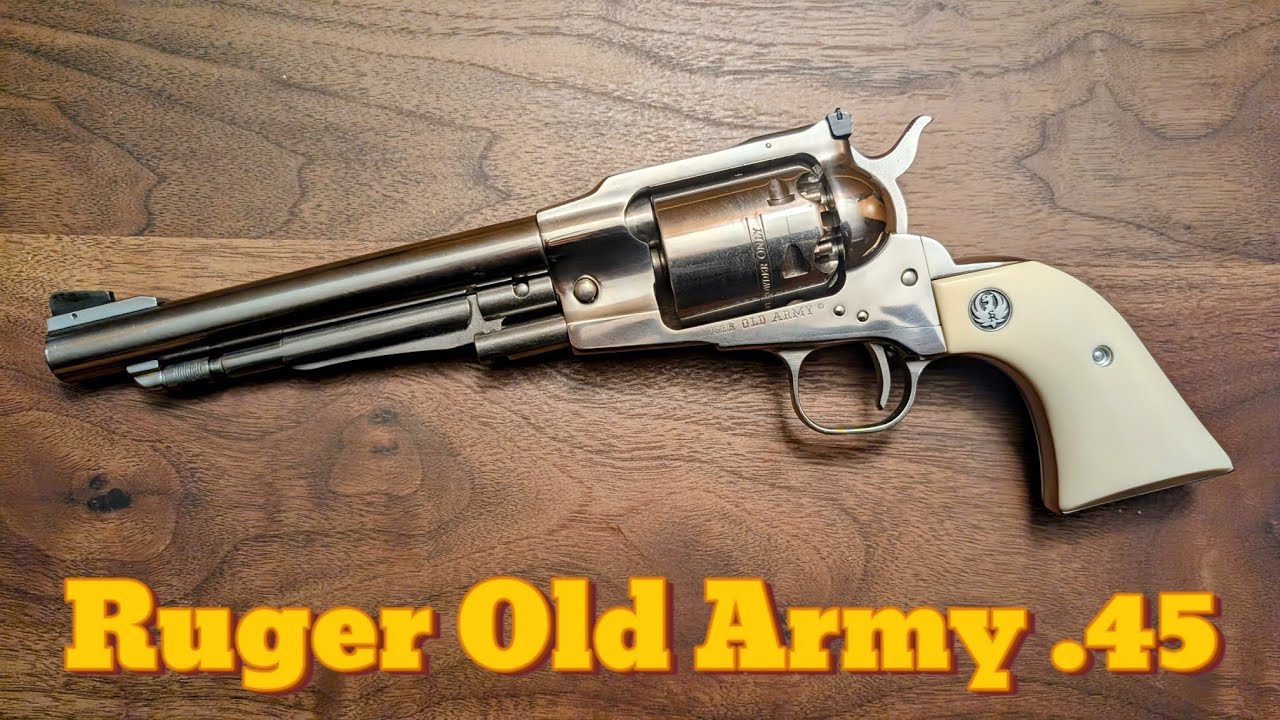 Ruger Old Army Stainless .45 Cap & Ball - YouTube