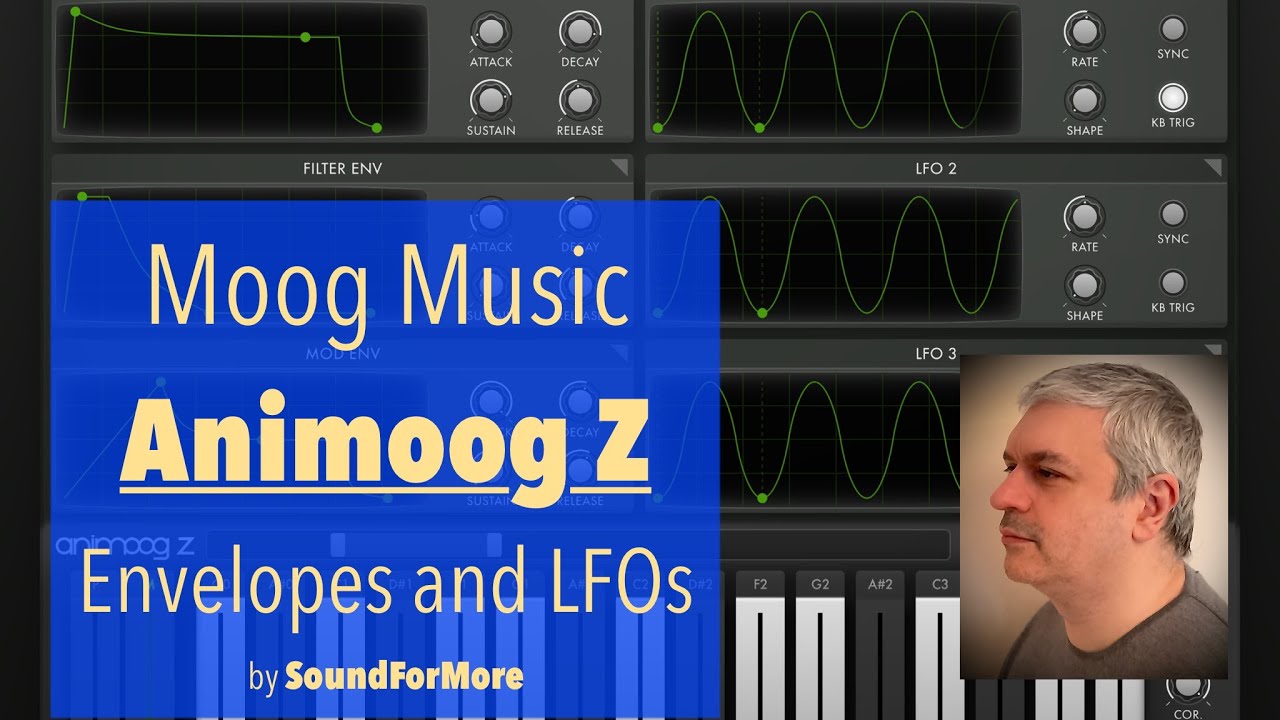 Moog Music Animoog Z - Demo / Tutorial Part 5: Envelopes and LFOs to ...