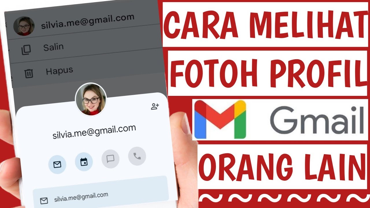 Cara Melihat Foto Profil Gmail Orang Lain - YouTube