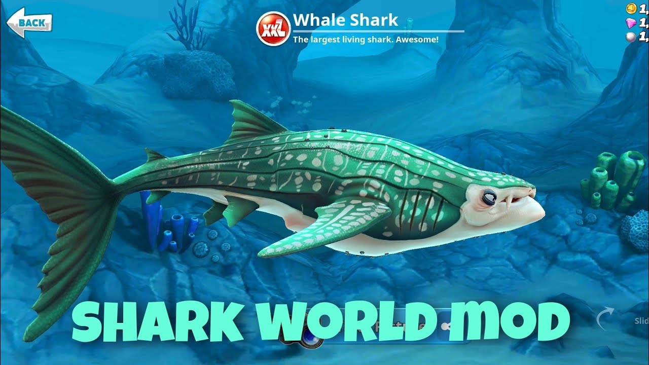 SHARK WORLD GAME UNLIMITED MONEY || MOD - YouTube