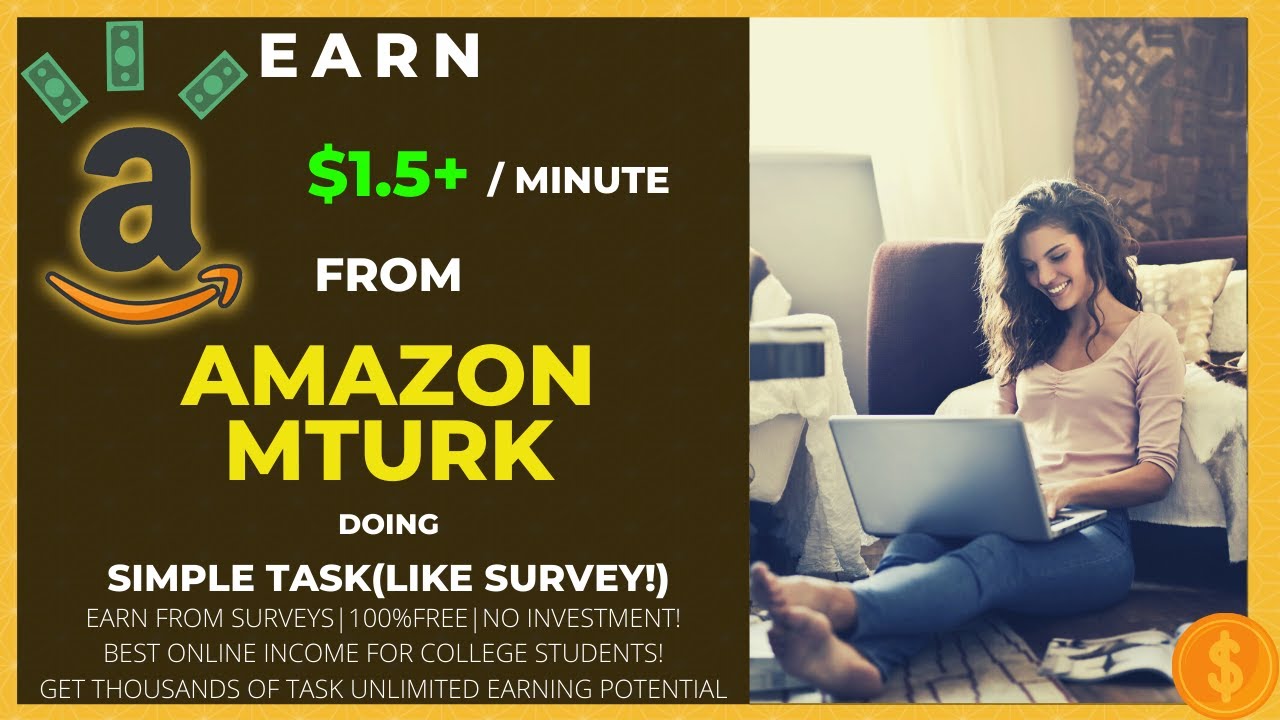 Earn from Amazon mechanial turk|Mturk|Part time job|Earn from Amazon ...