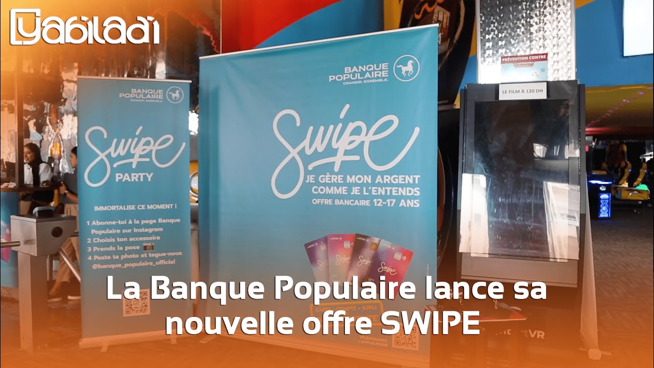 La Banque Populaire lance sa nouvelle offre SWIPE - YouTube