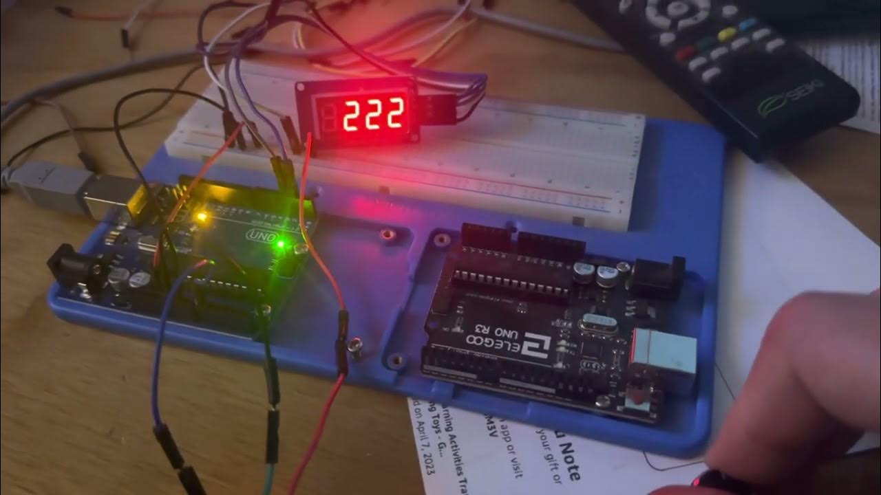 Arduino TM1637 LED Potentiometer - YouTube