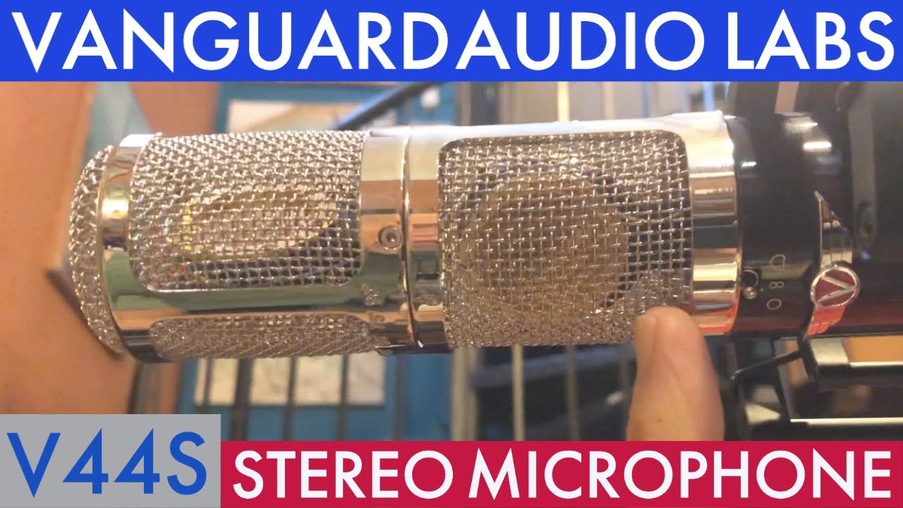 Vanguard Audio Labs V44S Stereo Microphone On Drums - Blumlein Pair Of ...