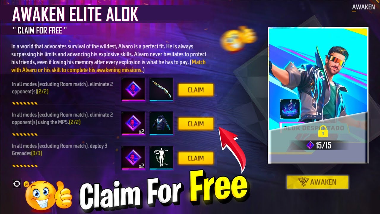 HOW TO GET AWAKENING ALOK IN FREEFIRE| FREEFIRE NEW EVENT|FF NEW EVENT ...