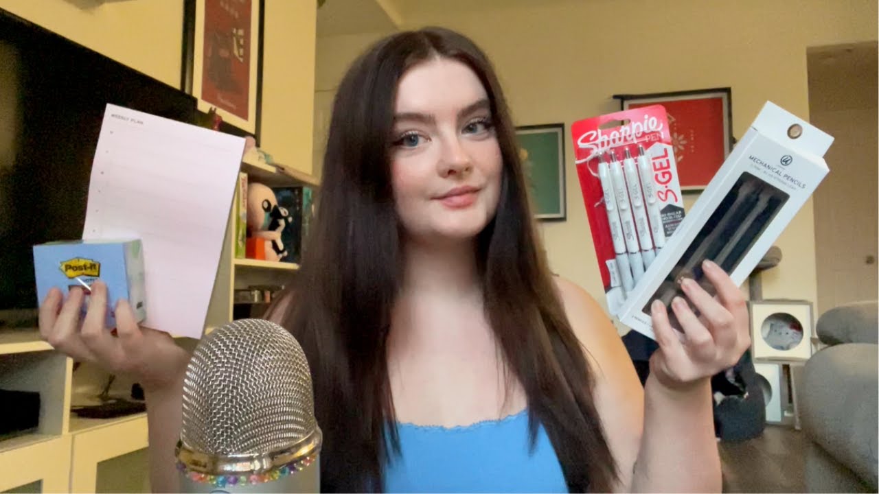 ASMR Back To School Supplies Haul 📚 - YouTube