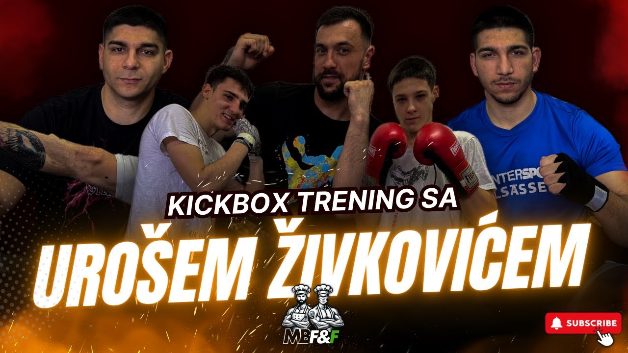 KICKBOX TRENING ZA POČETNIKE SA UROŠEM ŽIVKOVIĆEM - YouTube