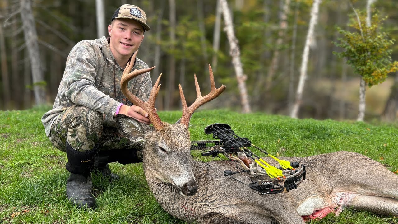 I HUNTED the BIGGEST BUCK Of My Life (With My Bow) - YouTube