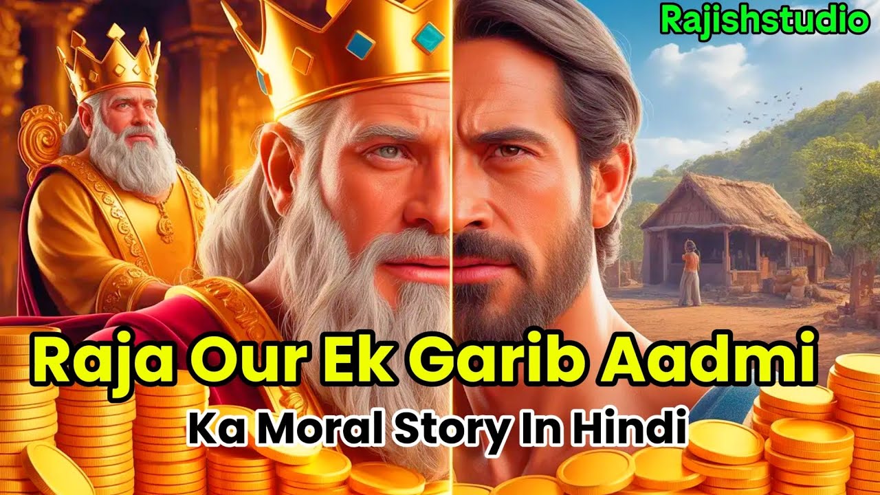 RAJA OUR GARIB AADMI KA MORAL STORY | HINDI MORAL STORY | RAJISHSTUDIO ...