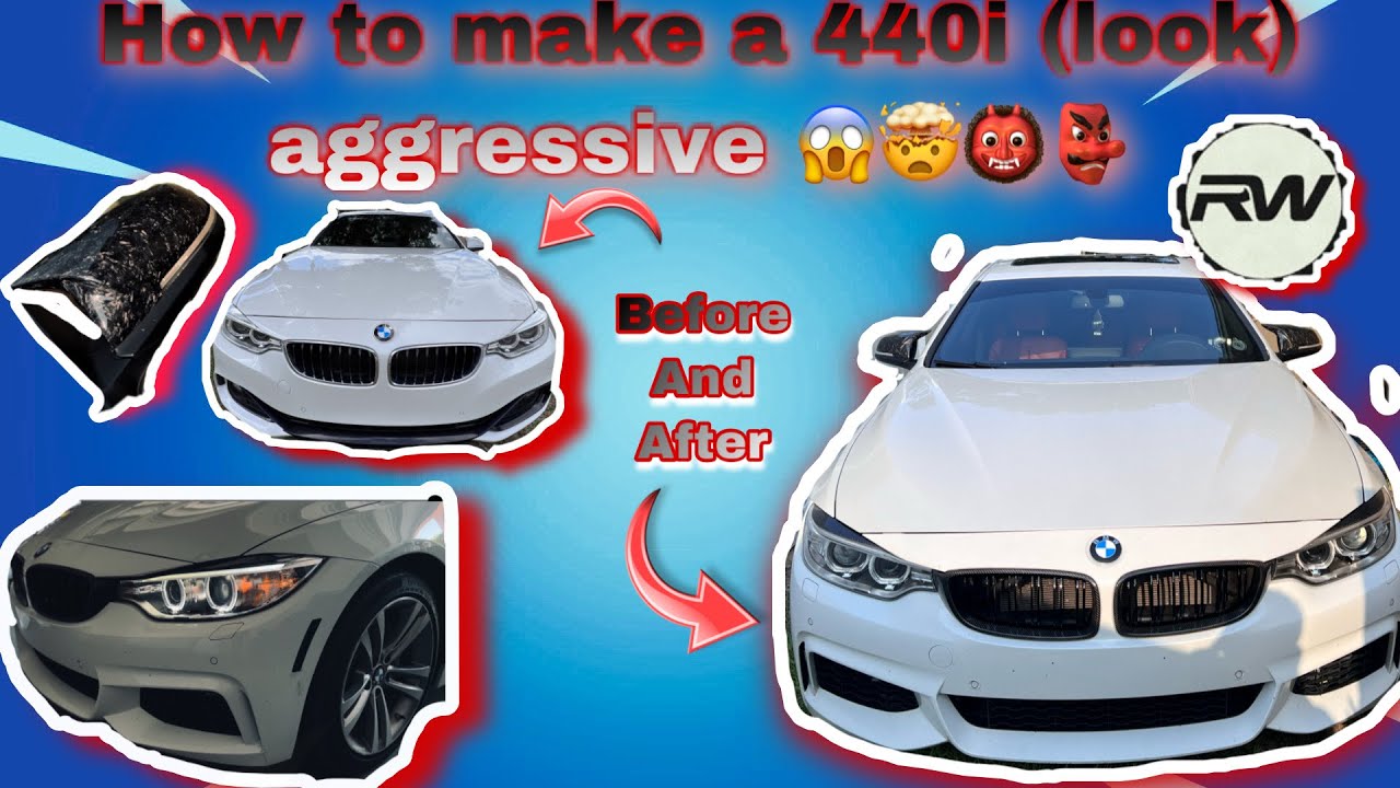 how to make a bmw 440i look aggressive - YouTube