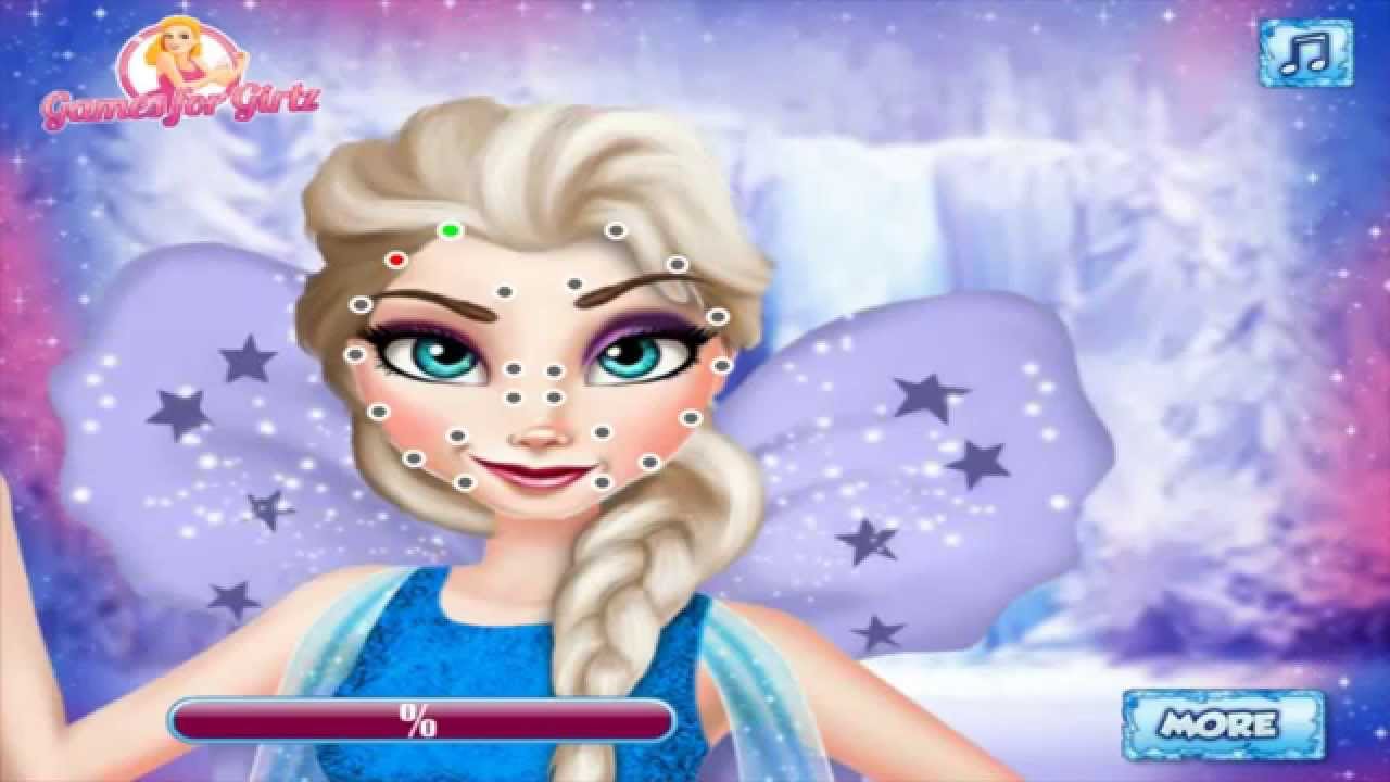 Disney Frozen Princess-Baby Elsa Butterfly Face- Games For Girls HD ...