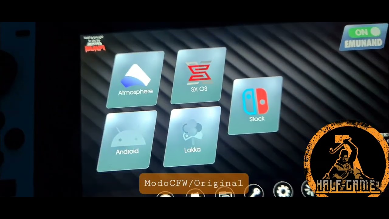 Modo Flash/Modo Original - Nintendo Switch con Atmosphere (HALF-GAME³) - YouTube