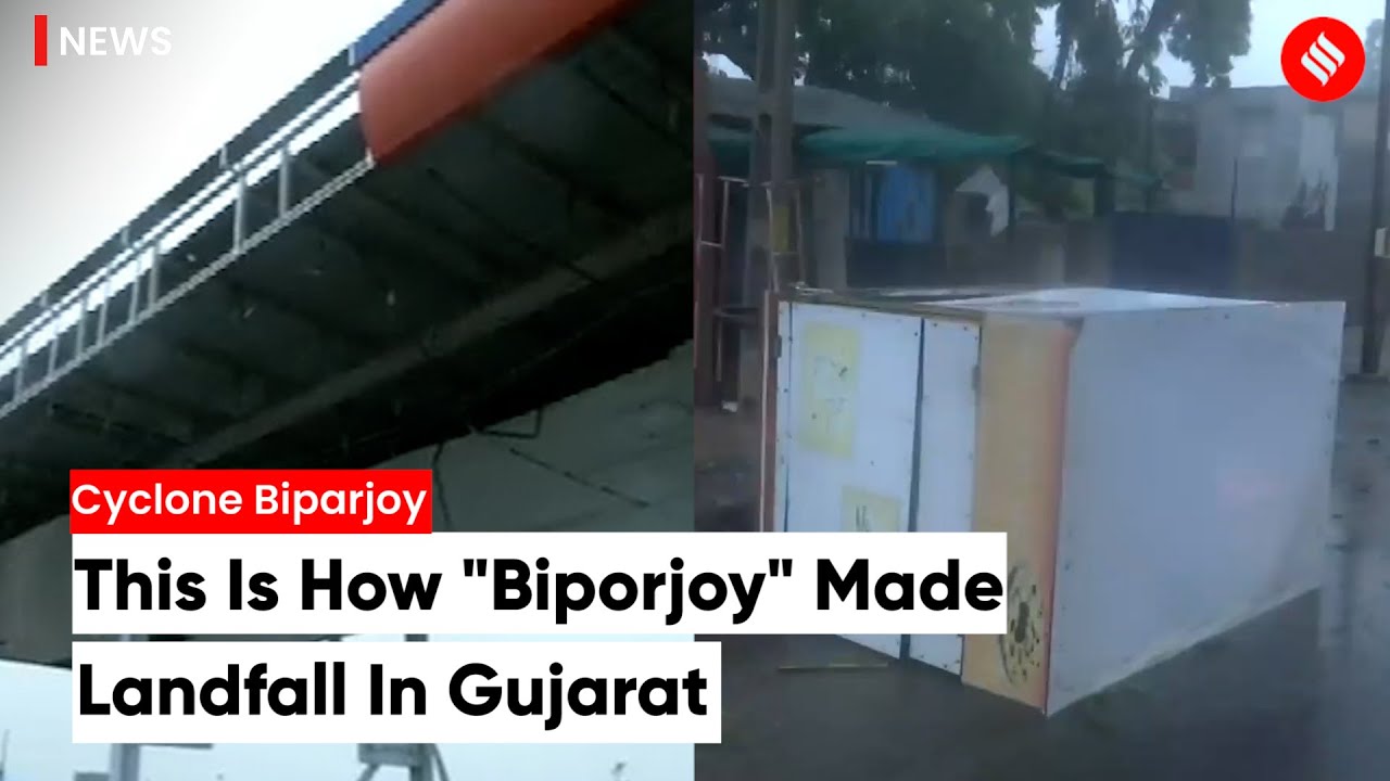 This Is How Biparjoy Made Landfall In Gujarat | Cyclone Biparjoy ...