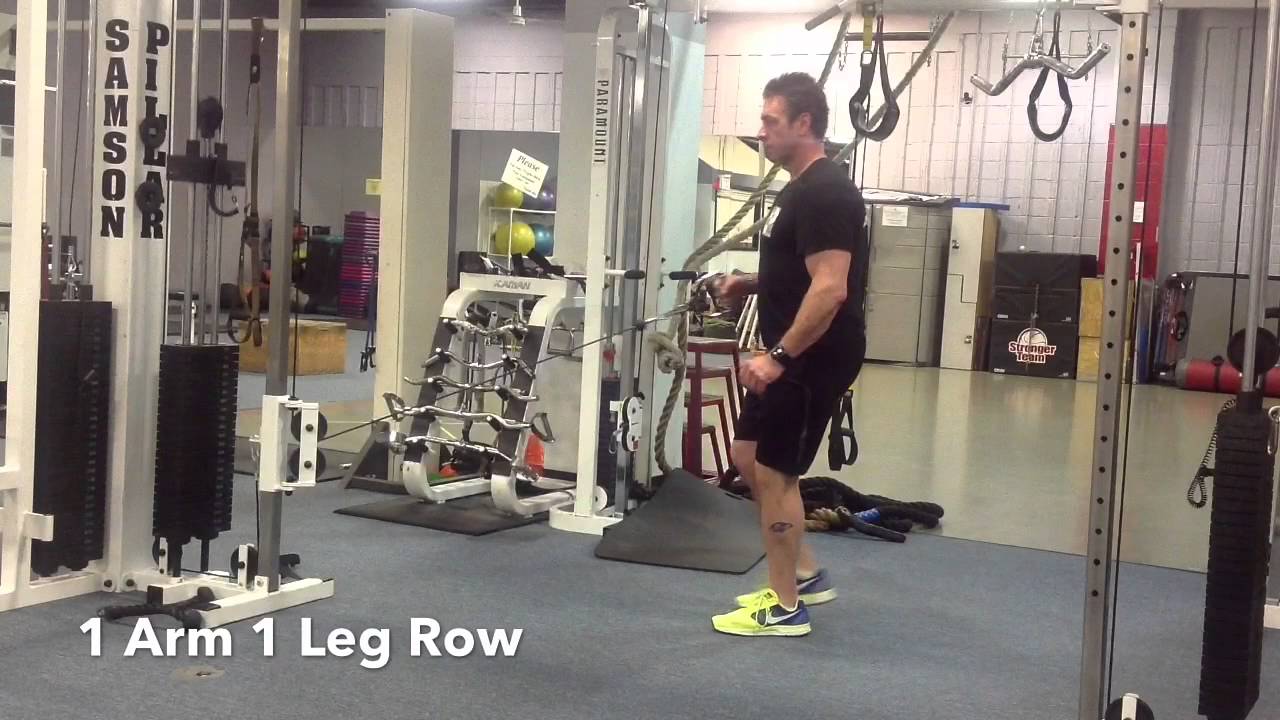 FP 1 Arm 1 Leg Row - YouTube