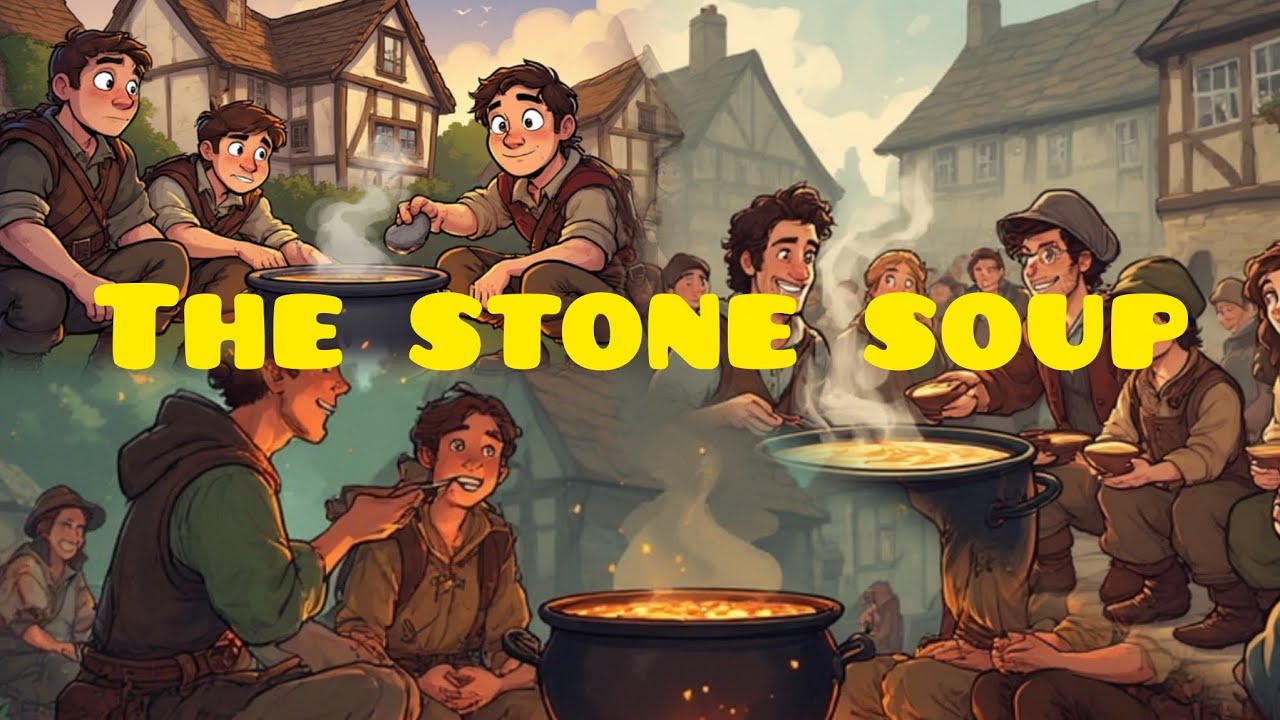 The Stone Soup || Stories for Children in English || Read out Aloud ...