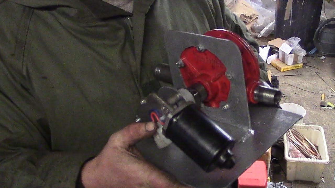 waste oil transfer pump - YouTube