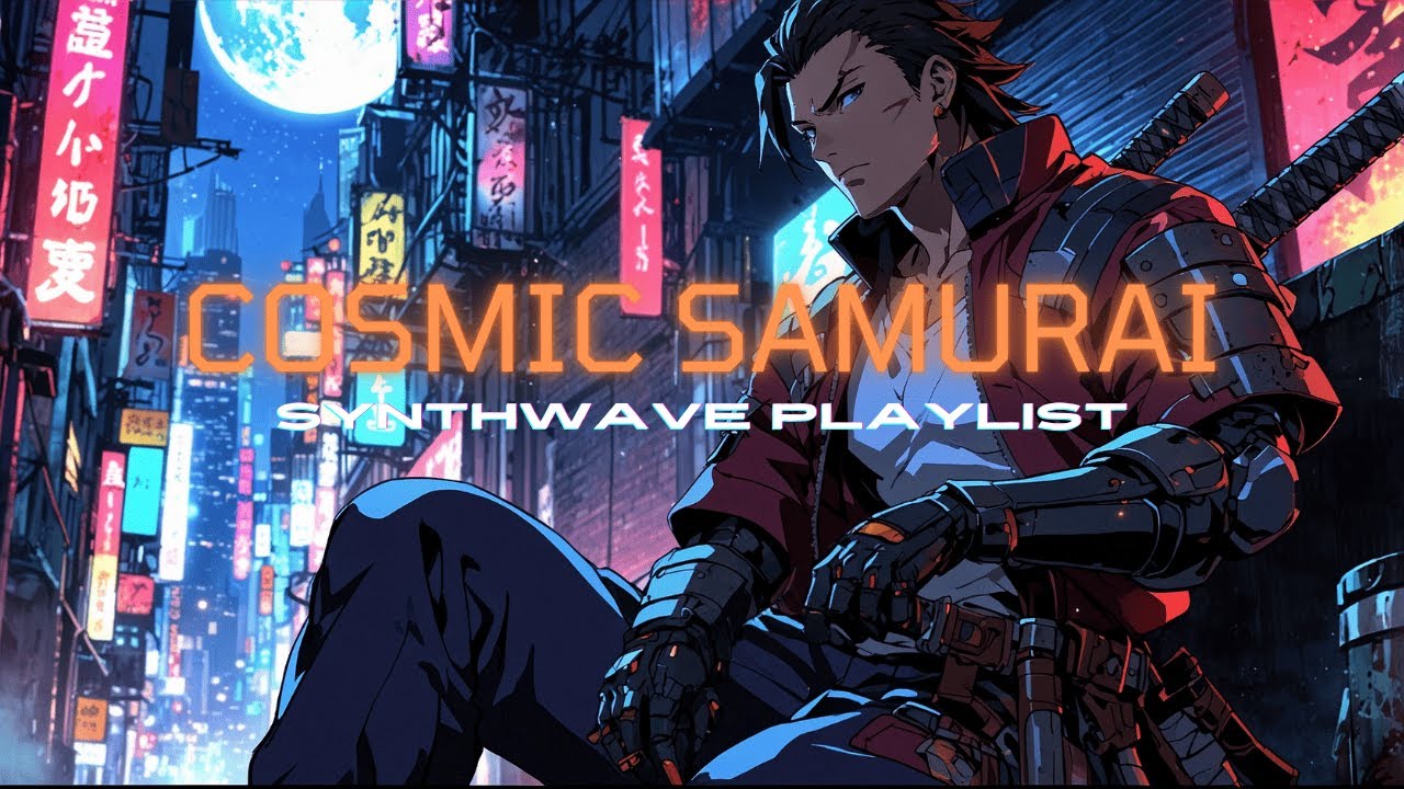 COSMIC SAMURAI 🎵 Synthwave | Retrowave | Chillwave - YouTube