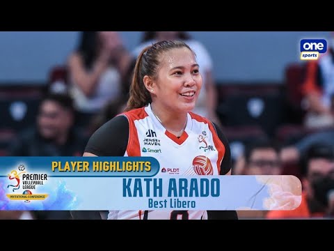 Best Libero - Kath Arado highlights | 2023 PVL Invitational Conference ...